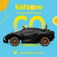 Kidzone 12V Lamborghini Sian Roadster, Electric Ride On, 2 Speed ...