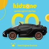 Kidzone 12V Lamborghini Sian Roadster, Electric Ride On, 2 Speed ...