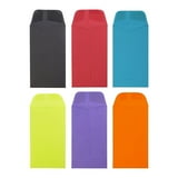 JAM Paper #6 Coin Envelopes, 3 3/8 x 6, Assorted, 150/Pack - Walmart.com
