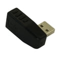 USB 2.0 LEFT Facing A Male to A Female 90 Degree Right Angle Adapter ...