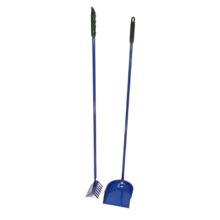 Flexrake 56M Galvanized Steel Scoop and Rake/Spade with 31-Inch Metal ...