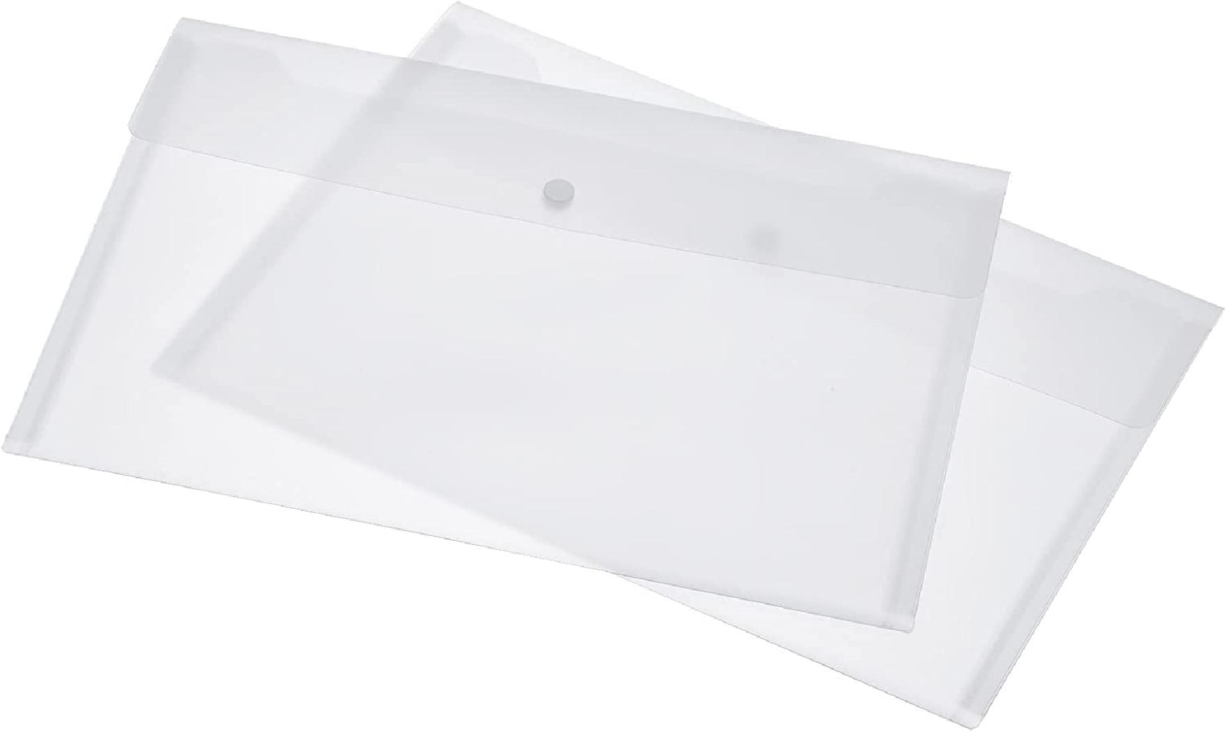 File Folder Pockets, A4 Envelope Document Organizer with Snap Button ...