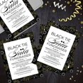 Happy New Year Holiday Letterhead / 50 Sheets / 8.5" x 11" Black Faux ...