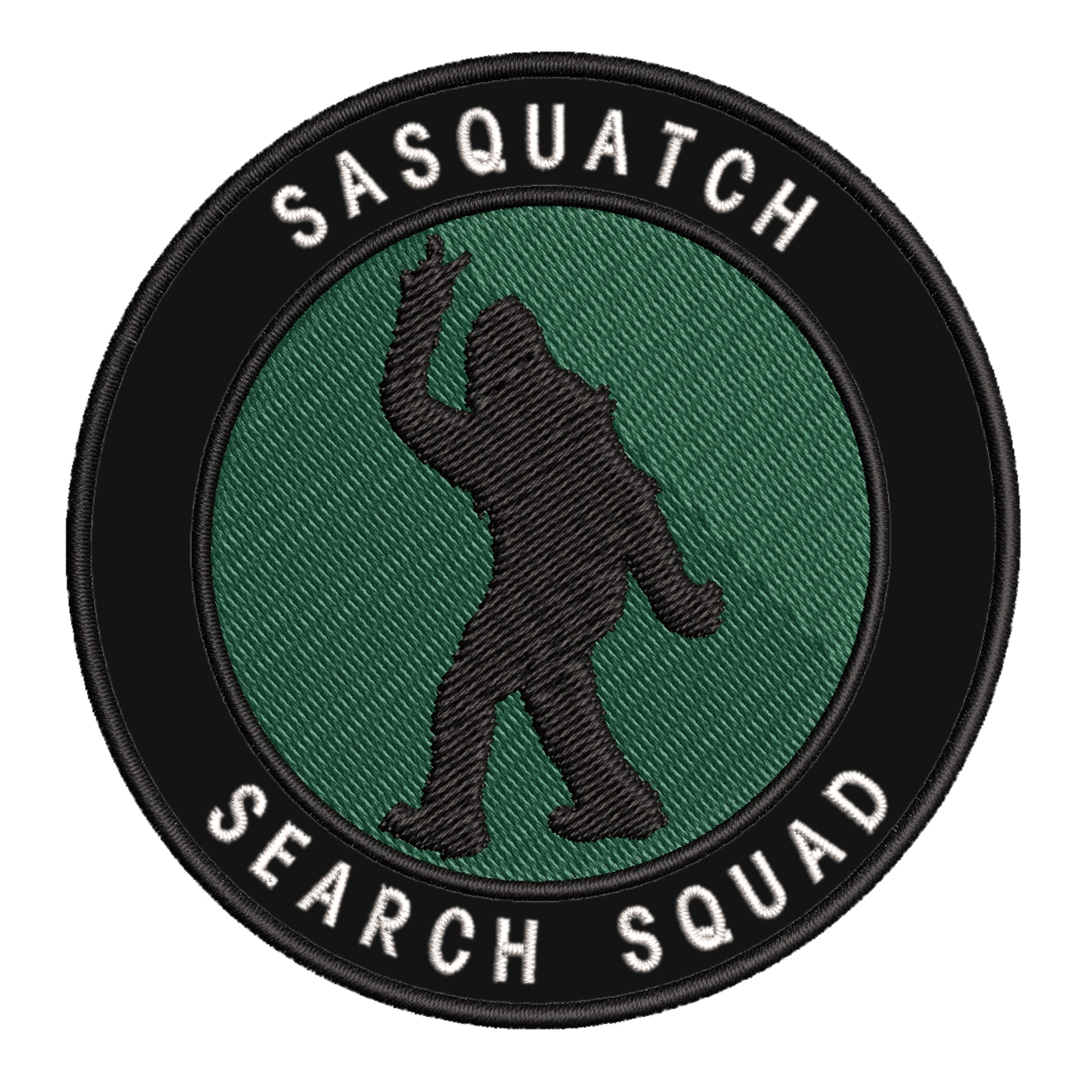 Sasquatch Search Squad 3.5" Iron On Or Sew On Embroidered Fabric Badge ...