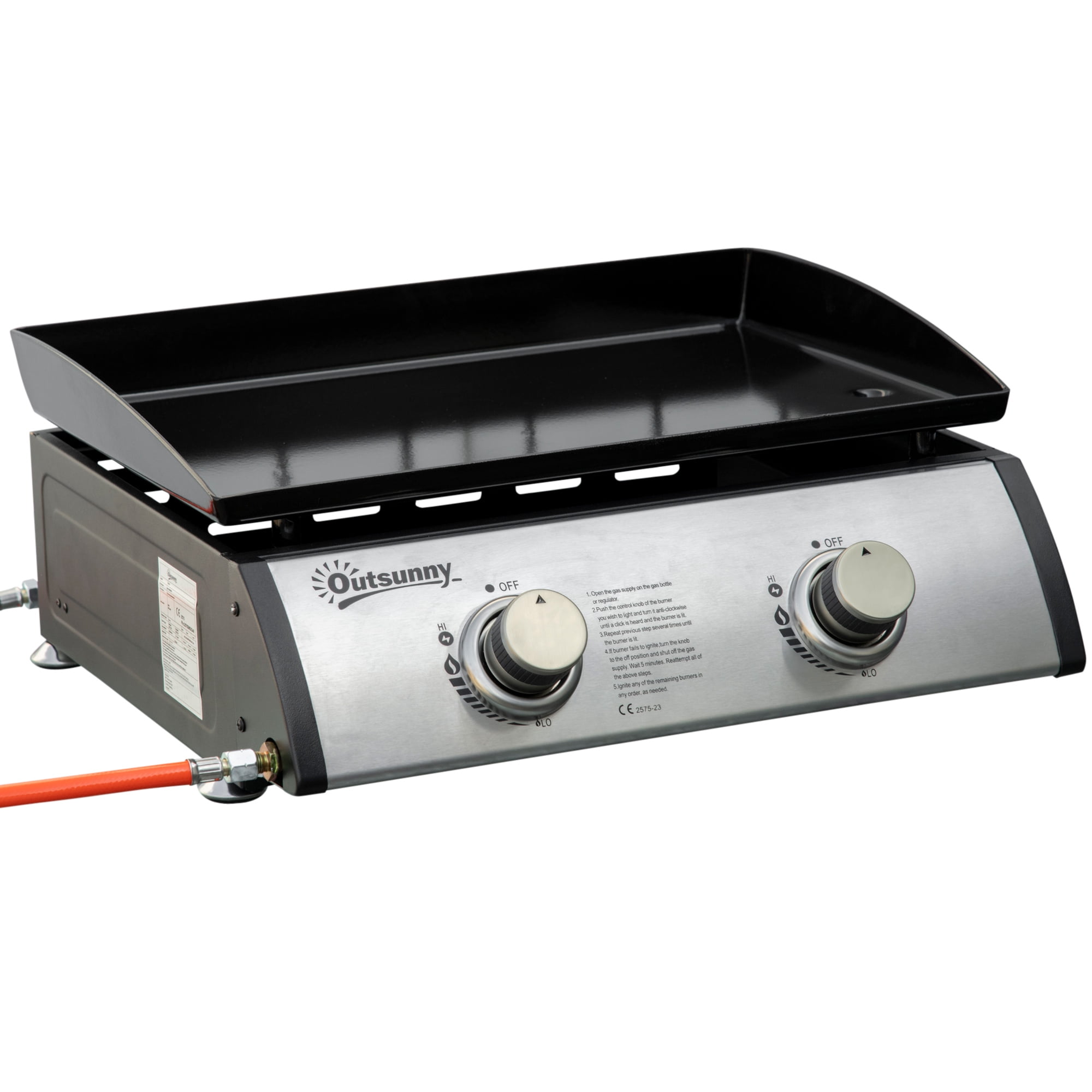 Click here for Outsunny 2 Burner Liquefied Gas Grill  Portable Bb... prices