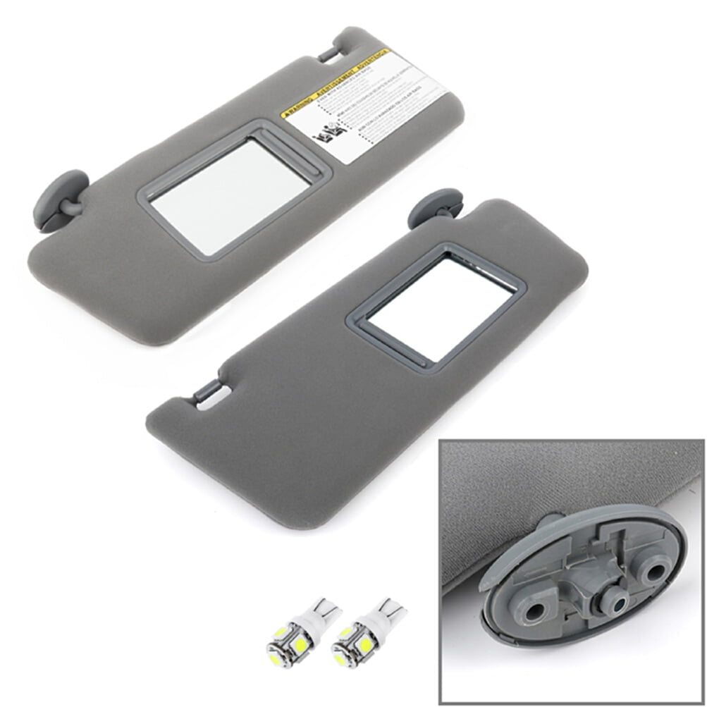 ECCPP Gray Sun Visor Left + Right fit for 2005-2011 for Toyota Tacoma ...