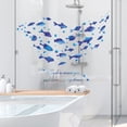 Cartoon fantasy starry sky fish wall decoration stickers self-adhesive ...