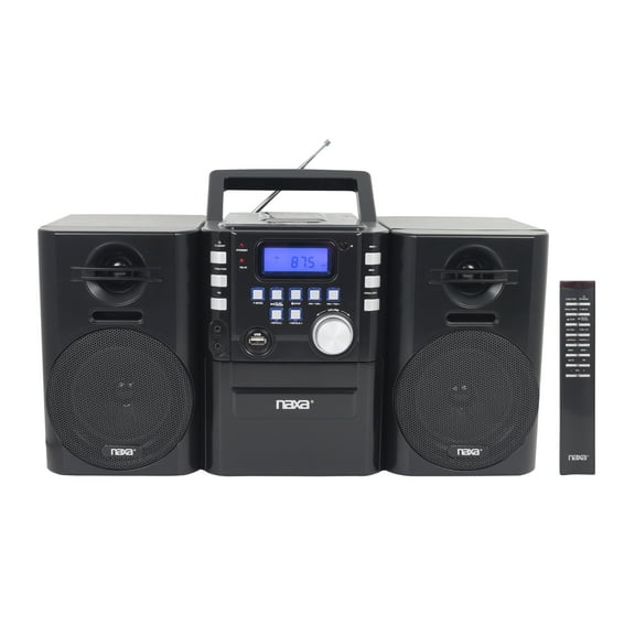 Naxa Electronics 7-inch Bluetooth DVD Boom Box & TV, Portable CD Player ...