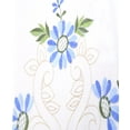 All American Collection Modern Embroidered Swag Valance Kitchen ...