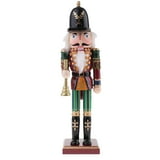 2 x 30cm Wooden Soldier Nutcracker with Drum and , Traditional with ...