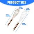 Quality Steel Wire Whisk In Gold Color Wire Whip Perfect For Mixing ...