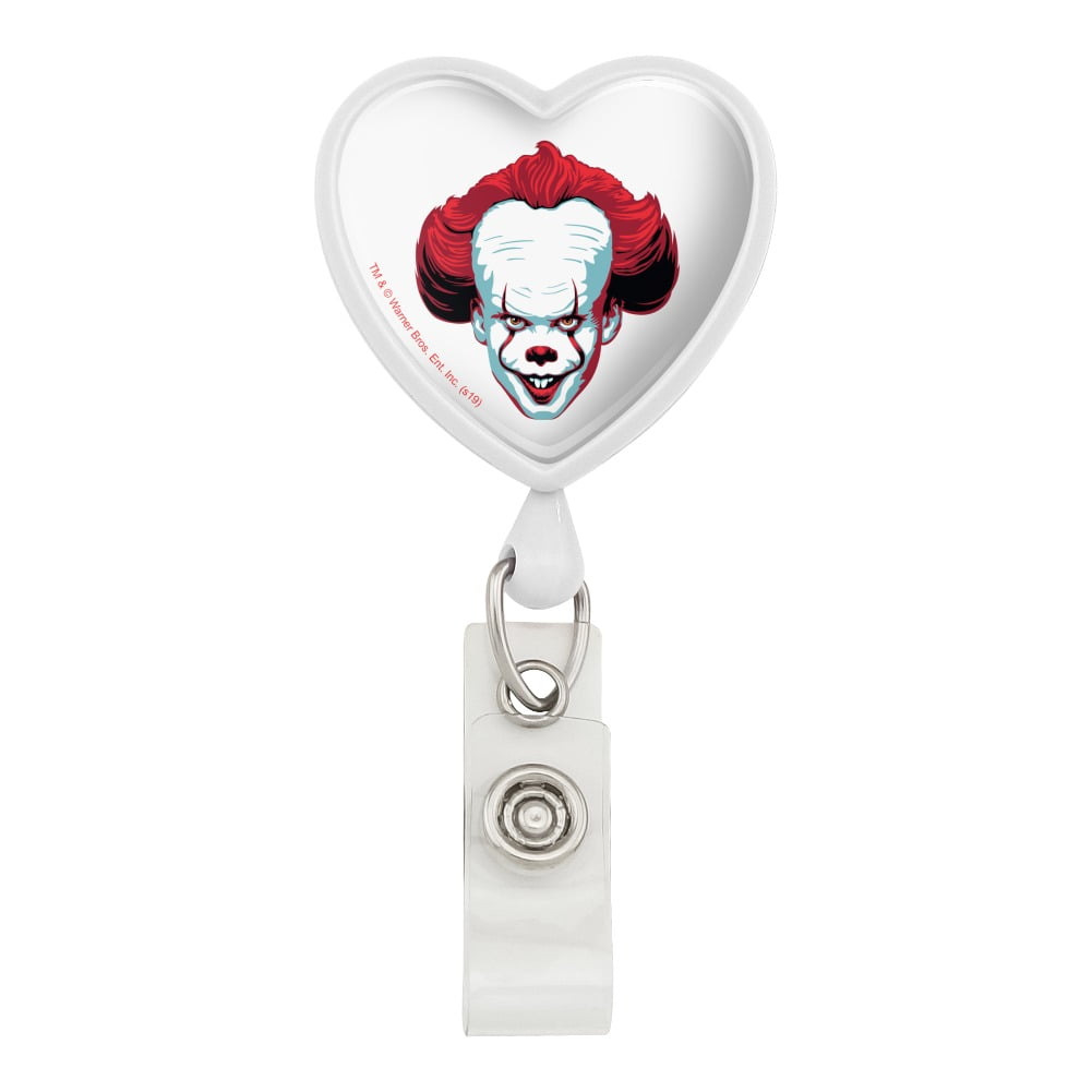 IT Pennywise Come Home Heart Lanyard Retractable Reel Badge ID Card ...