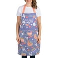 Mainstays Chef Kitchen Apron, 28" x 32" Coffee Cotton Bib Apron with ...