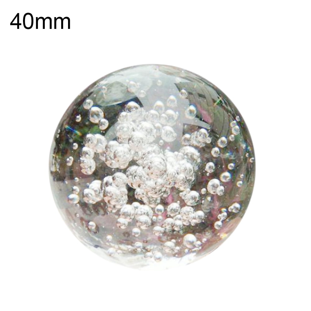 Yesbay Crystal Ball Transparent Bubbles Sphere Faux Crystal Glass Ball ...