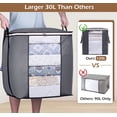 120L Extra Large Blanket Storage Bags Breathable Clothes Storage ...