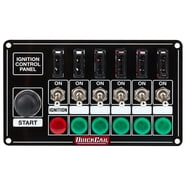 JEGS 11080 Roll Cage Mounted Switch Panel Kit Black Powder Coat Finish ...
