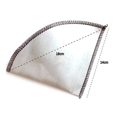 Reusable Pour Over Coffee Filter Flexible Stainless Steel Mesh Coffee ...