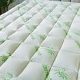 550GSM Bamboo Fiber Mattress Protector, Thick Pillow Top Mattress Pad ...