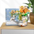 Watering Pot Bonsai Plant Model Building Blocks Set,Simulation Flower ...