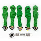 illooms LED Light-Up Latex Alien Party Balloons, Green, 5 pack ...