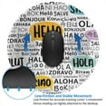 Disketp Hello Small Mouse Pad 7.9x7.9 Inches,Washable Round Mousepad ...