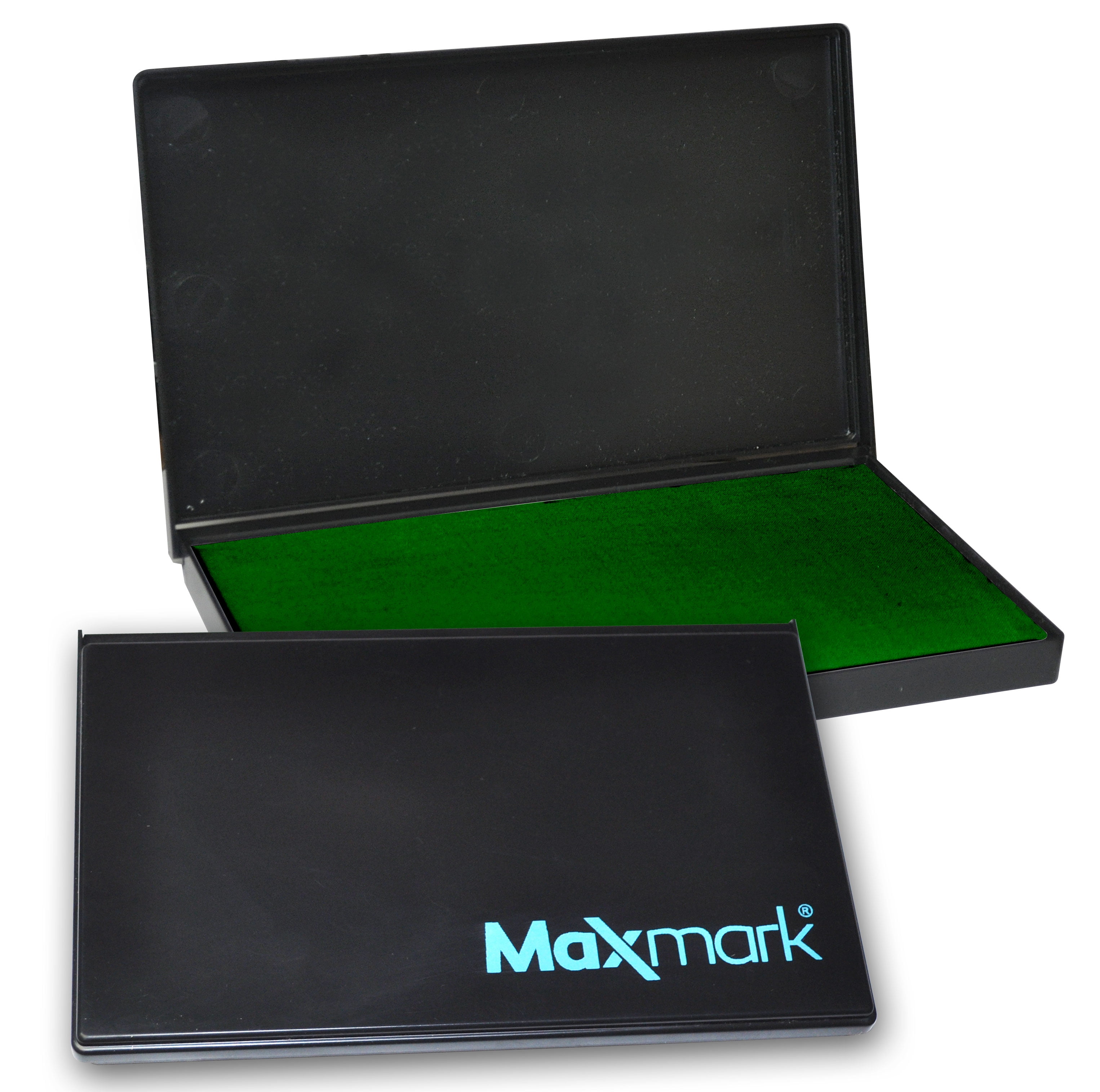 MaxMark Large Green Stamp Pad - 4-1/4 by 7-1/4 - Premium Felt Pad ...