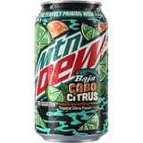 Mountain Dew Zero Sugar Baja Blast Soda Cabo Citrus, 12 fl oz 12 pack Cans - Walmart.com