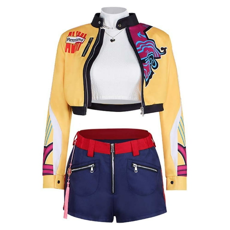 K-pop Demon Hunters Costume Kids Rumi Cosplay Huntrix 3pcs Set Kpop ...