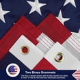 3x5 ft Outdoor 420D with Embroidered Stars Sewn Stripes Brass Grommets ...