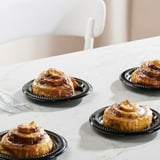 PLASTICPRO Black Disposable Plates, 6-Inch Lightweight Party Plates ...