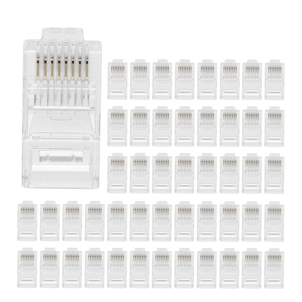 Conectores De Cable De Red Rj45 Cat6 End Conectores De Red Modulares ...