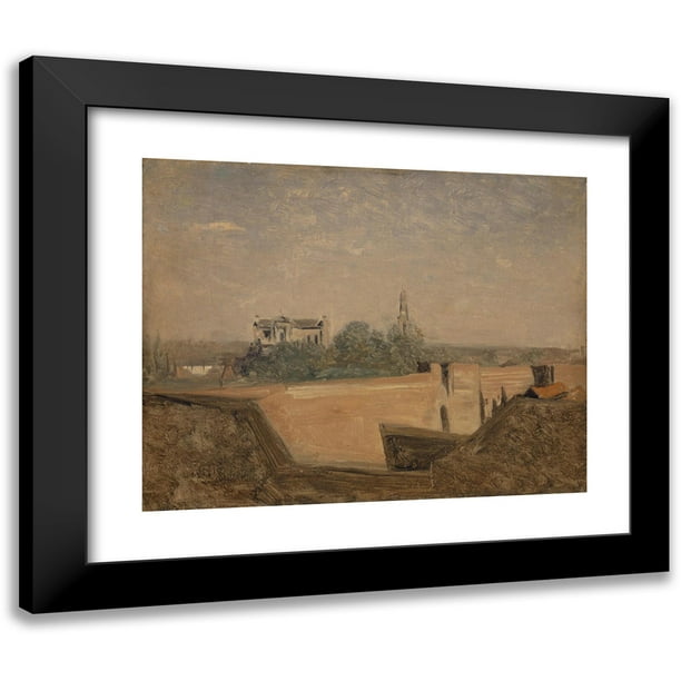 Jean-Baptiste-Camille Corot 14x12 Black Modern Framed Museum Art Print ...