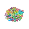 Aquarium Glowing Stones 200 Pieces Multicolor Luminous Rocks for Fish ...