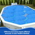 5 ft Solar Pool Cover for Heating - 16 Mil Solar Cover, Ground/Inground ...