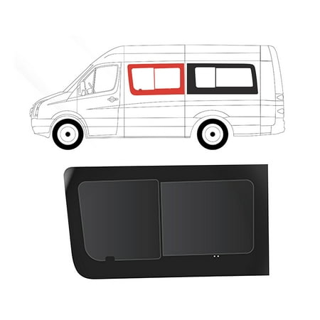 Sliding Window Glass For Mercedes Sprinter 2011-2018 Front Left Side L2 ...