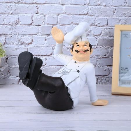 Resin Ornament, Hand-painted Chef Ornament, For Study Restaurant ...