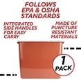 Heavy Duty Sharps Container for Home Use & Professional, 10 Gallon (1 ...