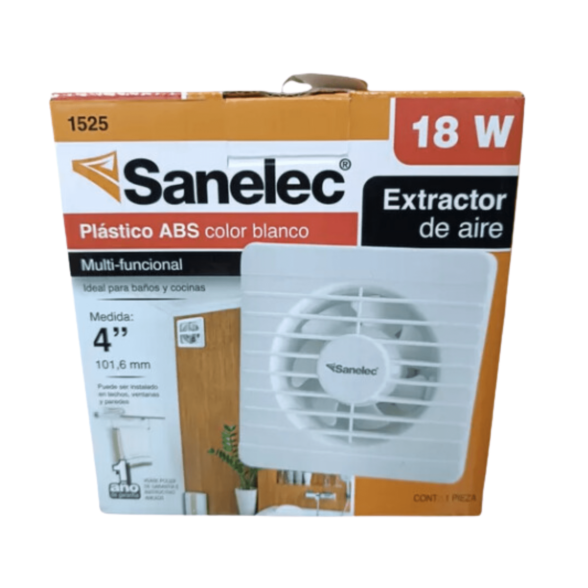 Extractor de Aire Sanelec 1525 Para Baño Y Cocina | Walmart en línea