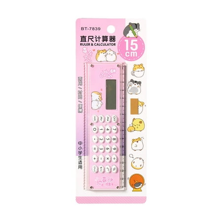 Small Calculator Ruler Calculator Small Calculator Stylish Cute Ruler ...