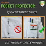 Specialist ID Heavy Duty Pocket Protector with Horizontal ID Badge ...