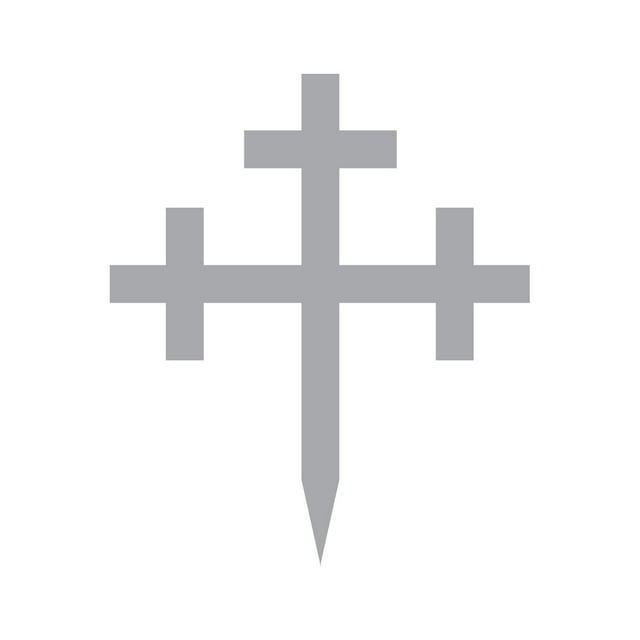 Cross Crosslet Fitchy Sticker Decal Die Cut - Self Adhesive Vinyl ...