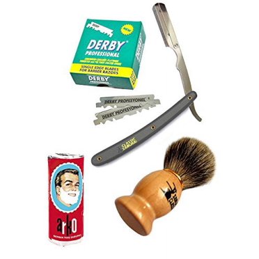 Classic Samurai Men's Shaving Set with CS-102 Stainless Steel ...