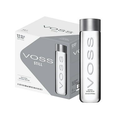 VOSS Pure Natural Still Spring Water - 24 Pack, 16.91 Fl Oz Bottles ...