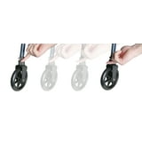 Able Life Space Saver Walker Locking & Swivel Wheel Kit, Medical ...