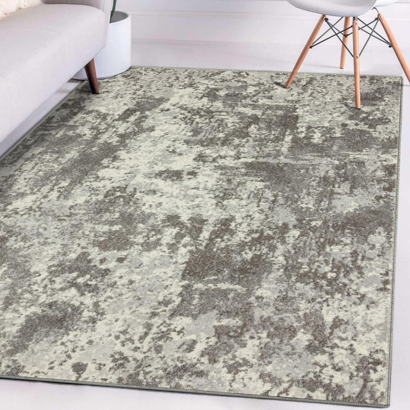 Luxe Weavers Modern Gray 5x7 Abstract Area Rug - Walmart.com