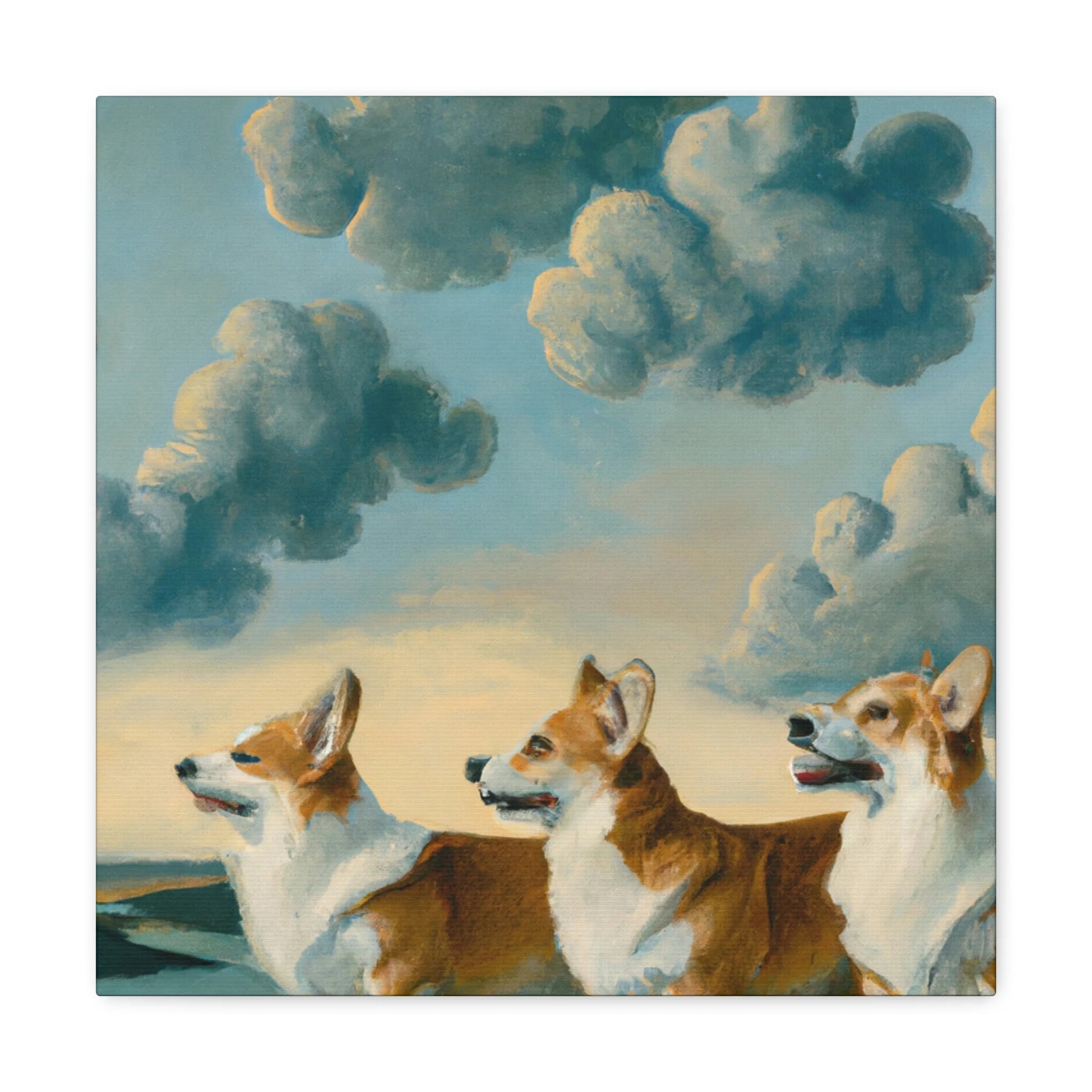 Corgis of the Baroque - Canvas - Walmart.com