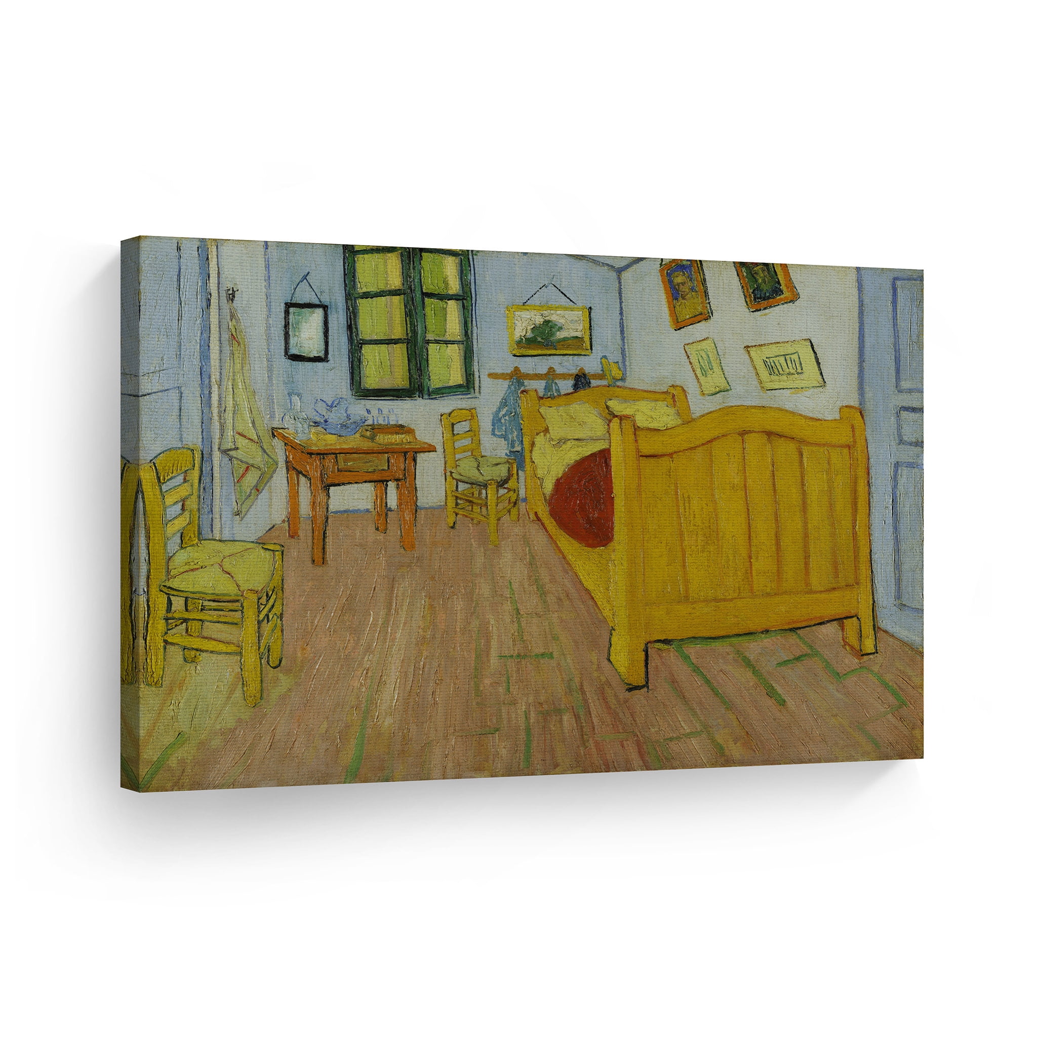 Smile Art Design Vincent Van Gogh Bedroom Decor in Arles, 1888 Canvas ...