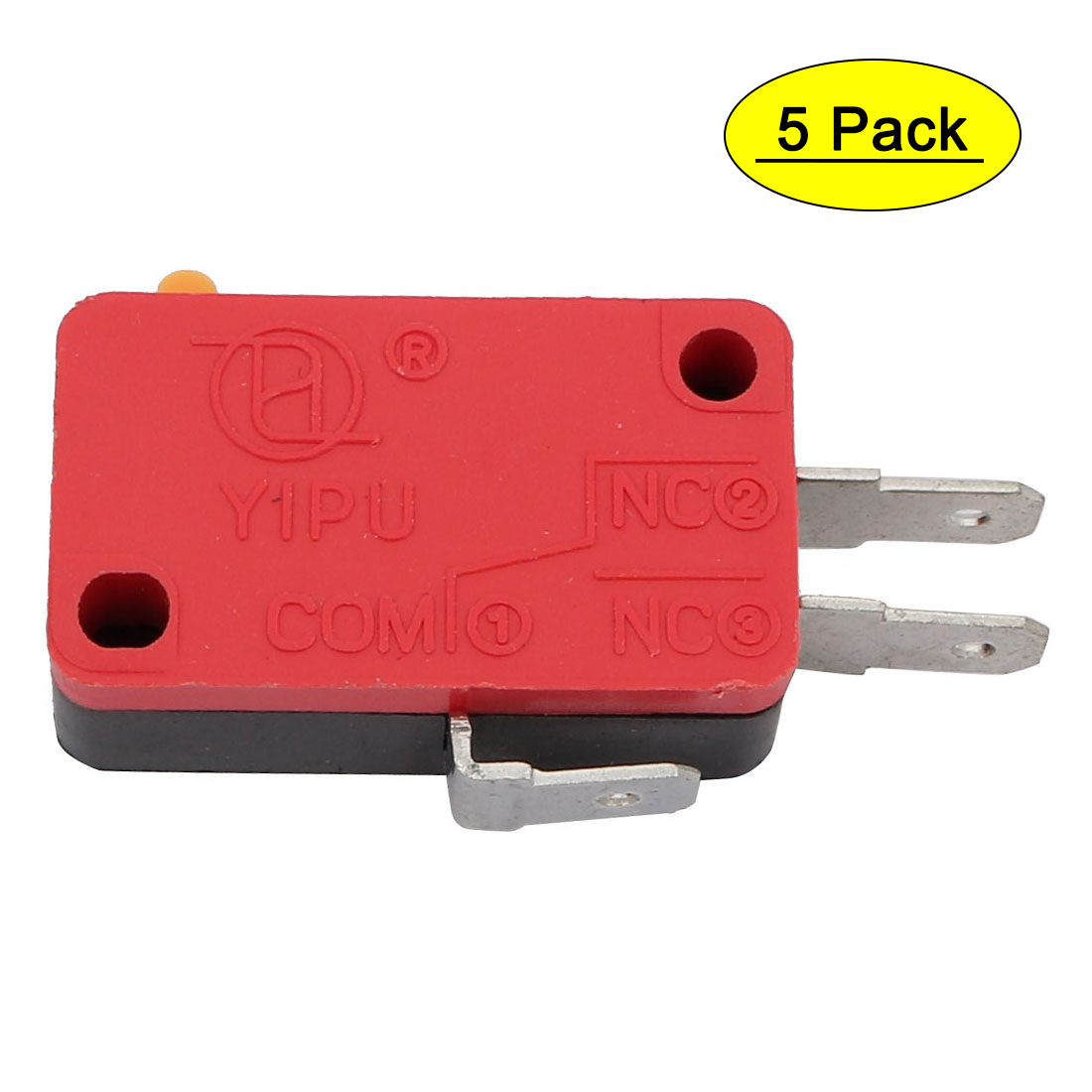 5Pcs SPDT 1NO+1NC 3 Pins Momentary Push Button Micro Limit Switch ...