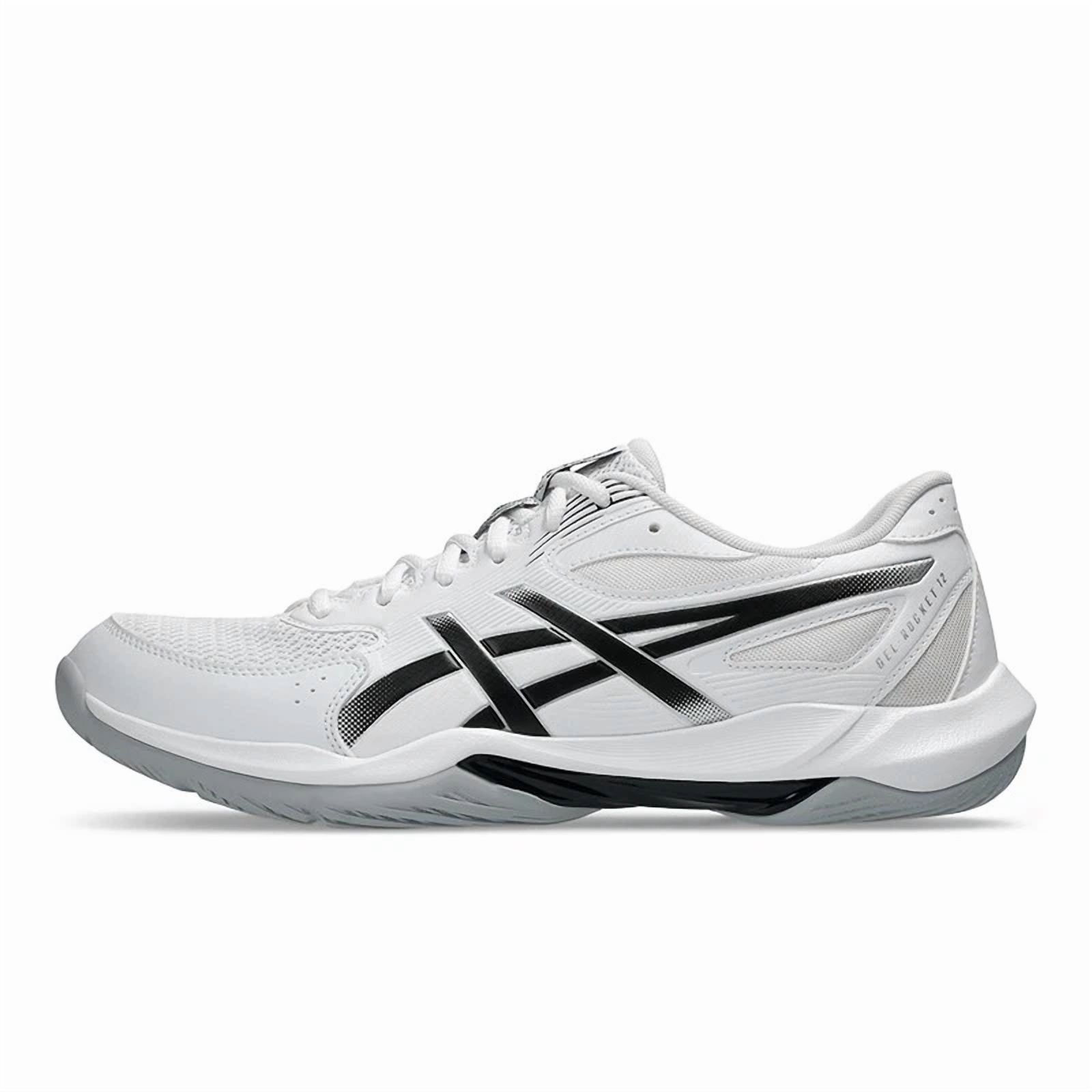 ASICS Gel-Rocket 12 Unisex Volleyball Shoes Badminton Indoor Sports ...