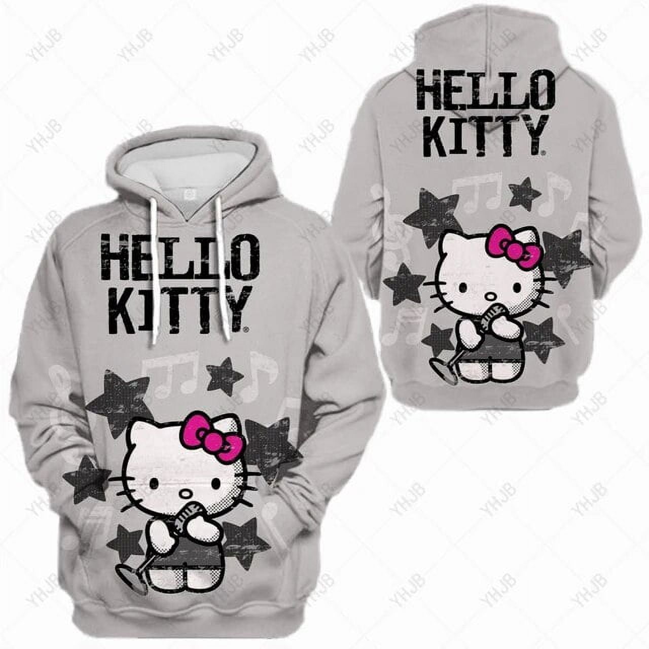 Click here for Hello Kitty Print Women Comfy Pure Hoodies Autumn... prices